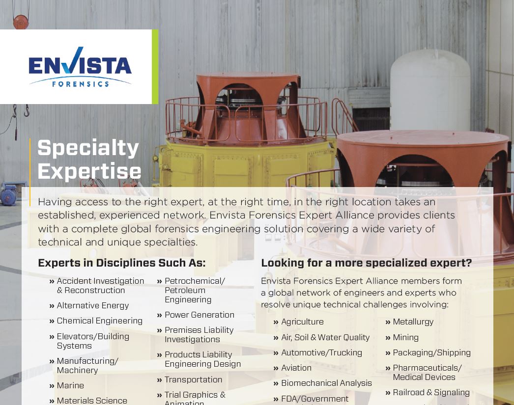 Global Forensic Engineering and Investigations Experts | Envista Forensics